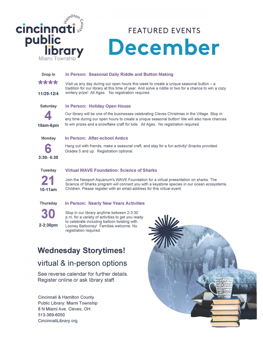 December at the Library!