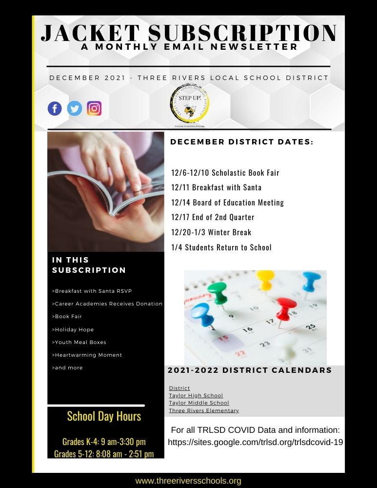 Three Rivers December Jacket Subscription