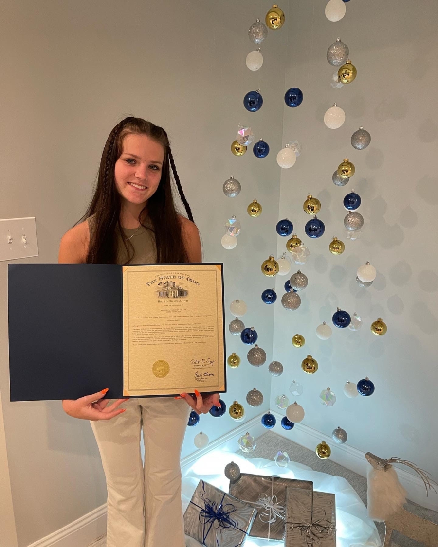 THS Student Receives Letter from Cindy Abrams