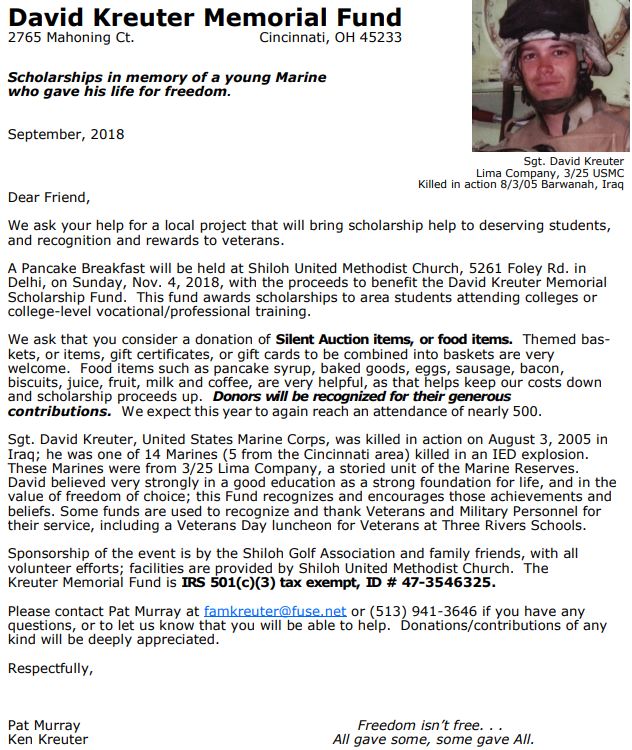 David Kreuter Memorial Fund